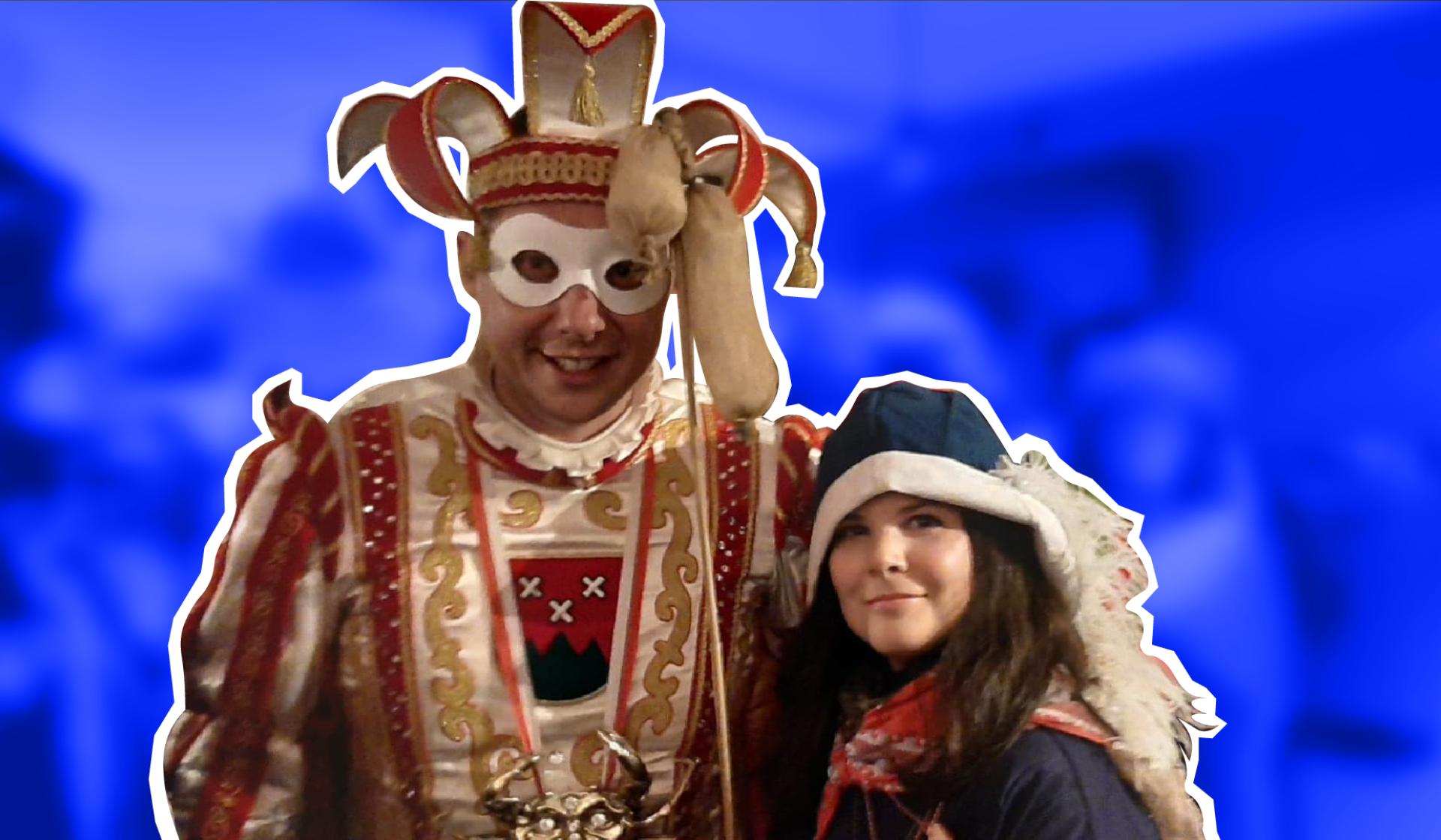 Deze als Prins Carnaval verklede vrouw legt bloot dat het feest ...