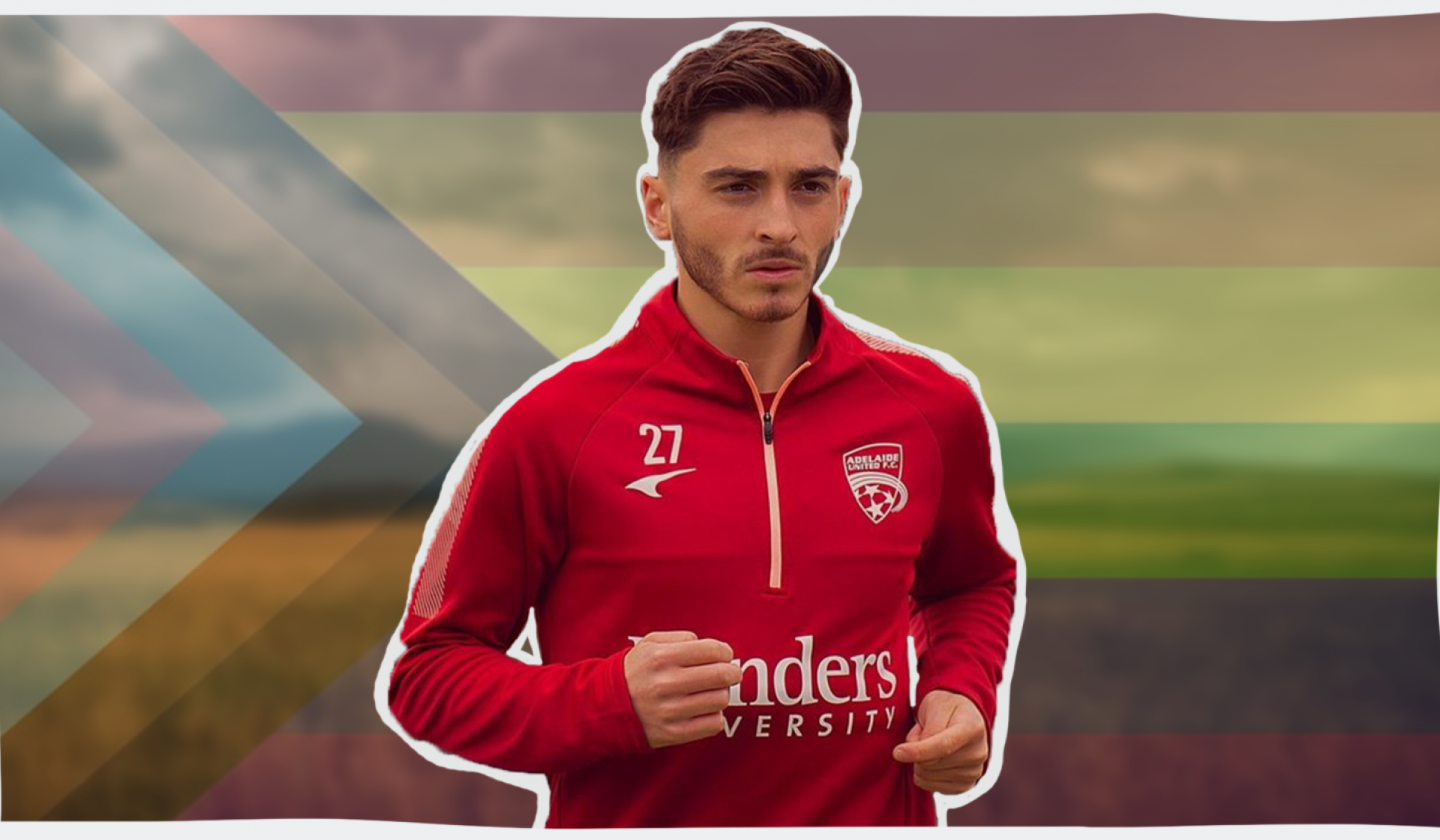 Australische profvoetballer Joshua Cavallo (21) komt openlijk uit de ...