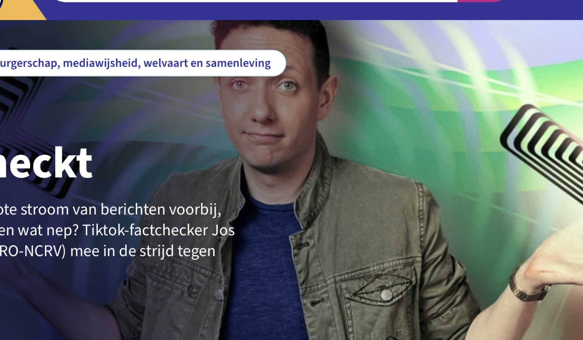 Pointer Checkt voortaan ook op SchoolTV voor het onderwijs | KRO-NCRV