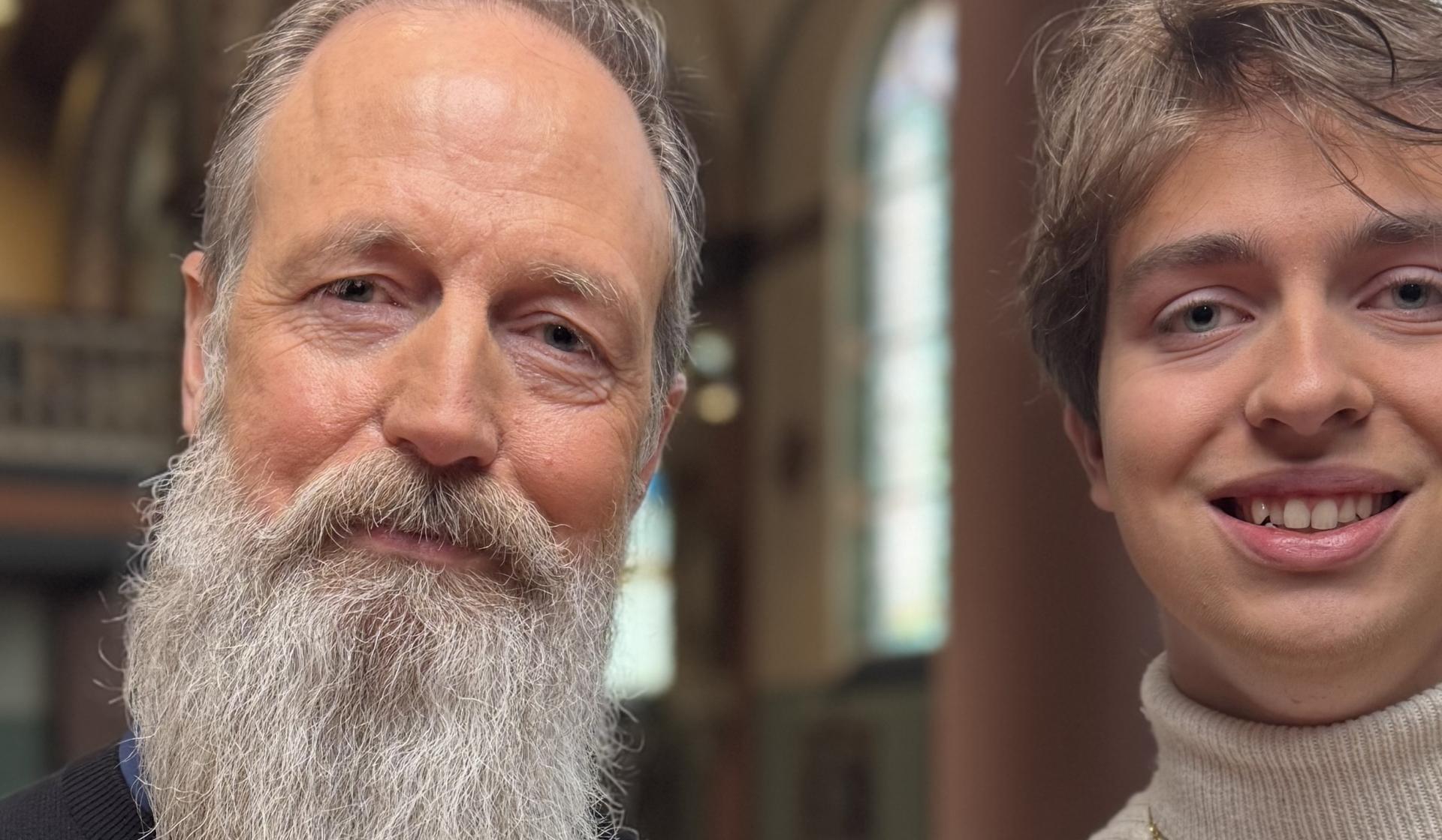 Geloofsgesprek met vader en zoon Toine en Quinten op 13 april 2025