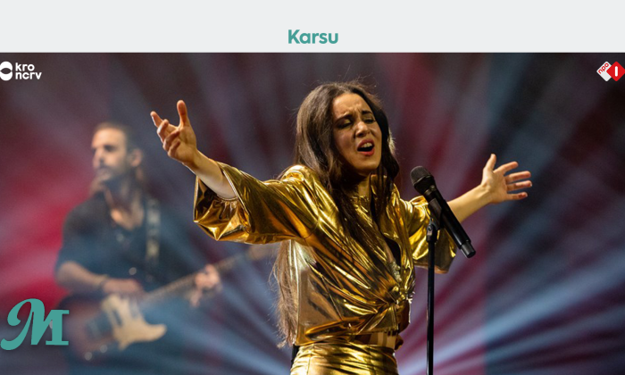 Gelukkig is er nog muziek: Karsu treedt op met het nummer ‘Hijo de la ...